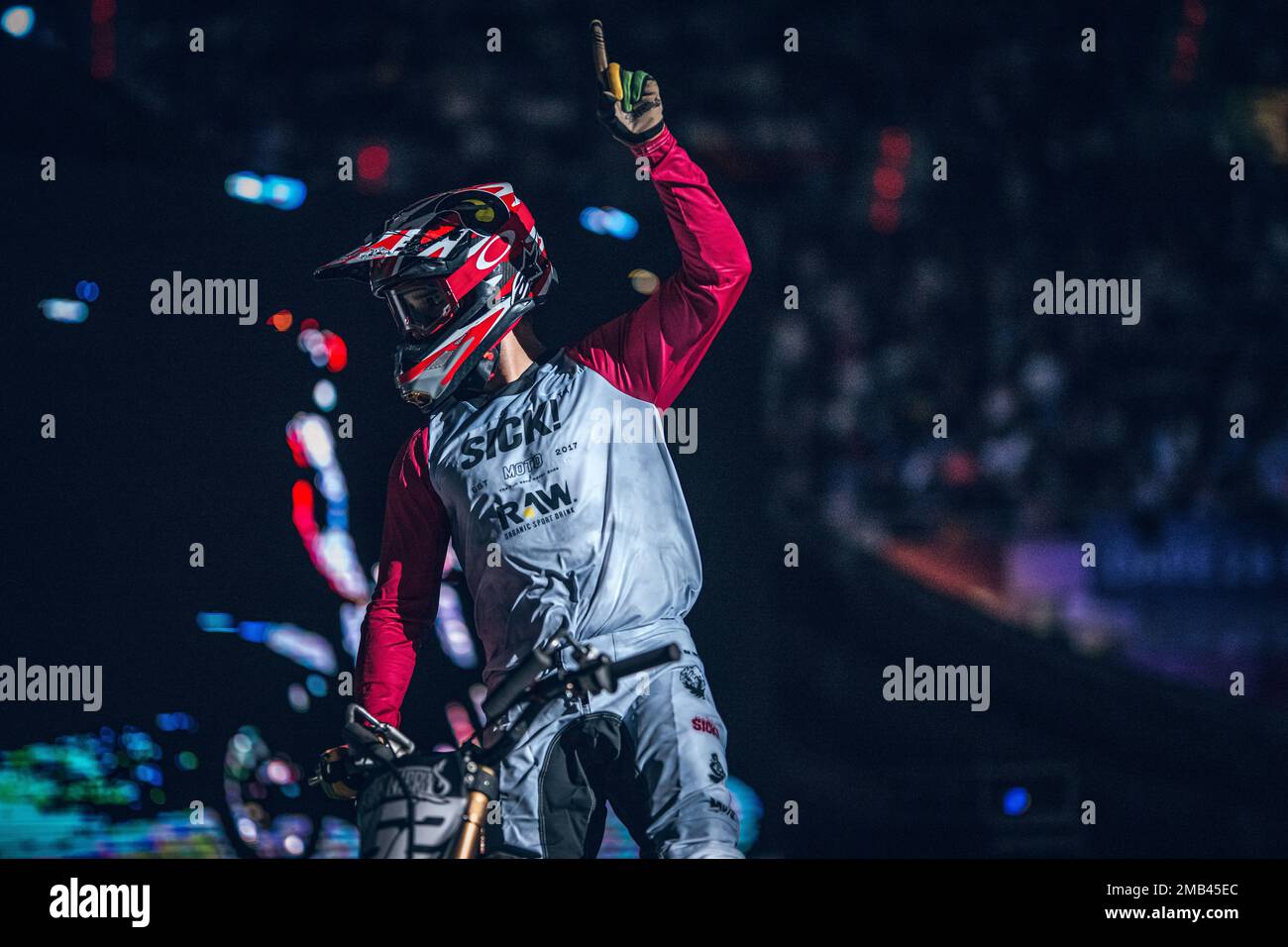 Edgar Torronteras participating in a Freestyle event in Spain Stock ...