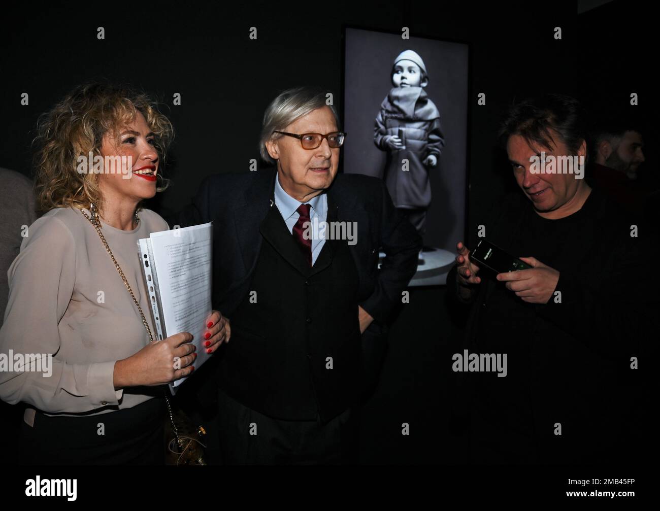 Milan, . 20th Jan, 2023. Milan, Italy EXTINCTION exhibition of Max ...