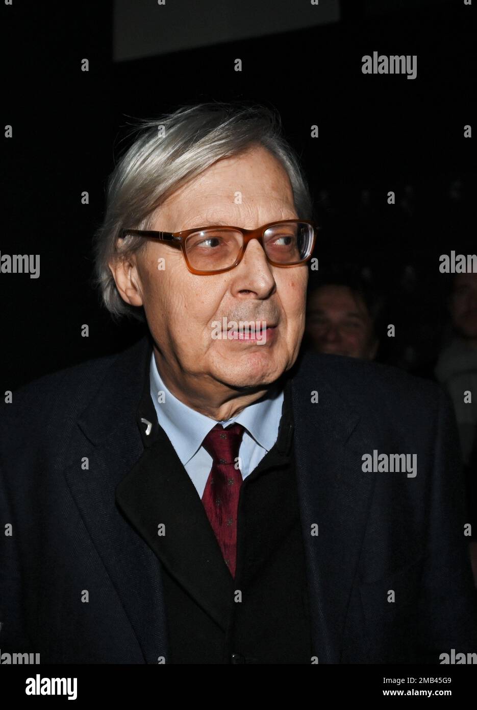 Milan, . 20th Jan, 2023. Milan, Italy EXTINCTION exhibition of Max ...