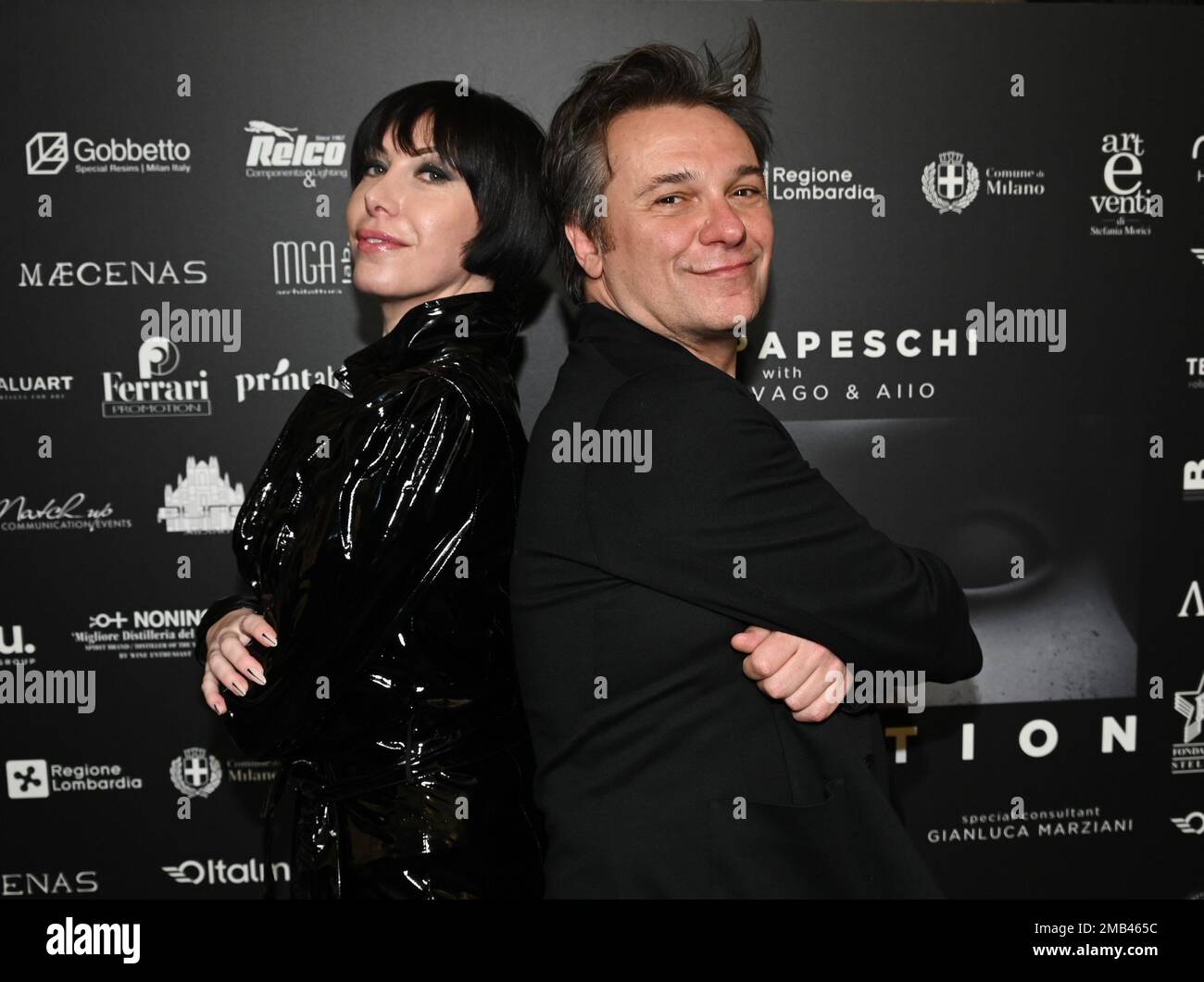 Milan, . 20th Jan, 2023. Milan, Italy EXTINCTION exhibition of Max ...