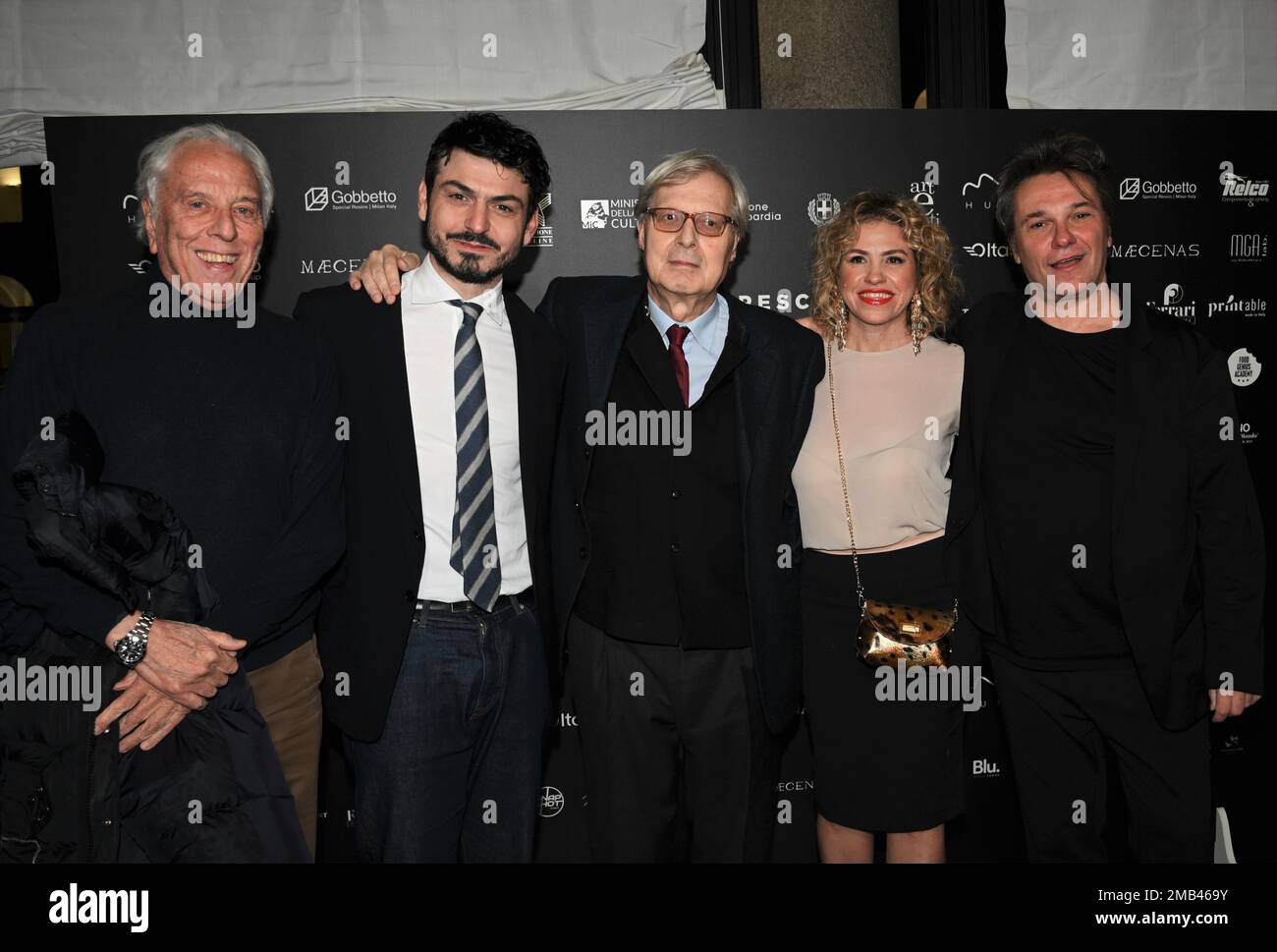 Milan, . 20th Jan, 2023. Milan, Italy EXTINCTION exhibition of Max ...