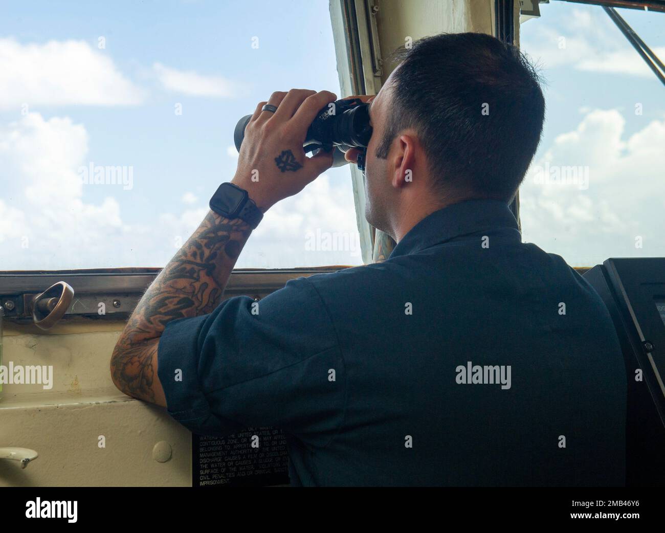 APRA HARBOR, Guam. (June 11, 2022) – Lt. Anthony Moretti, operations ...