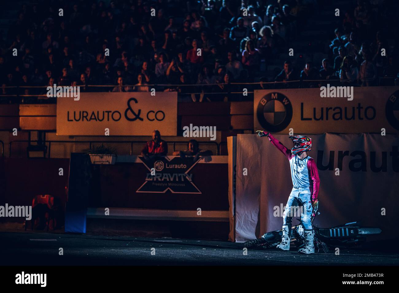Edgar Torronteras participating in a Freestyle event in Spain Stock ...