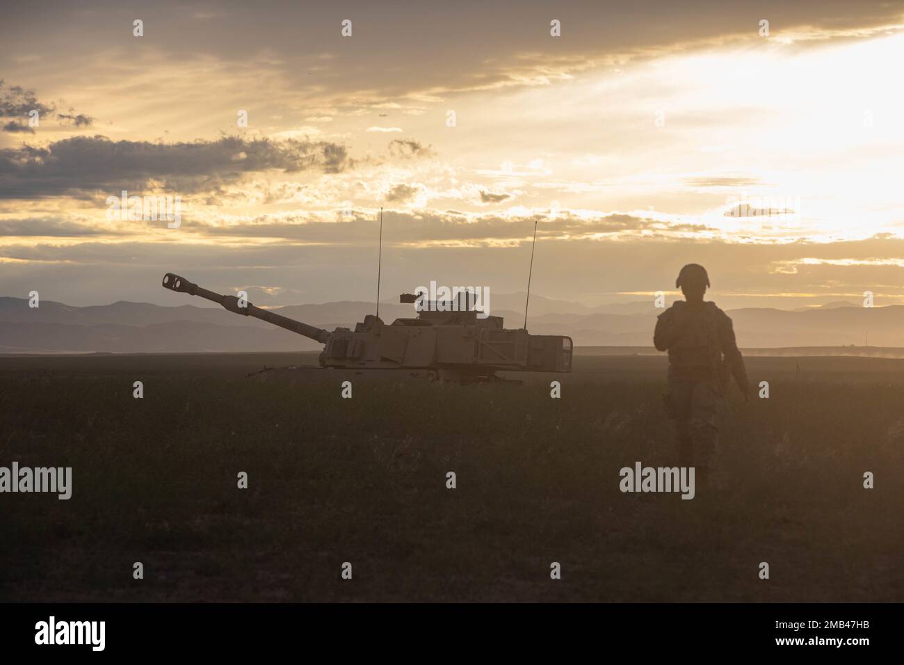Pfc. Alisi Bloomfield, the first female cannon crewmember in Bravo Battery, 1st Battalion, 145th ...
