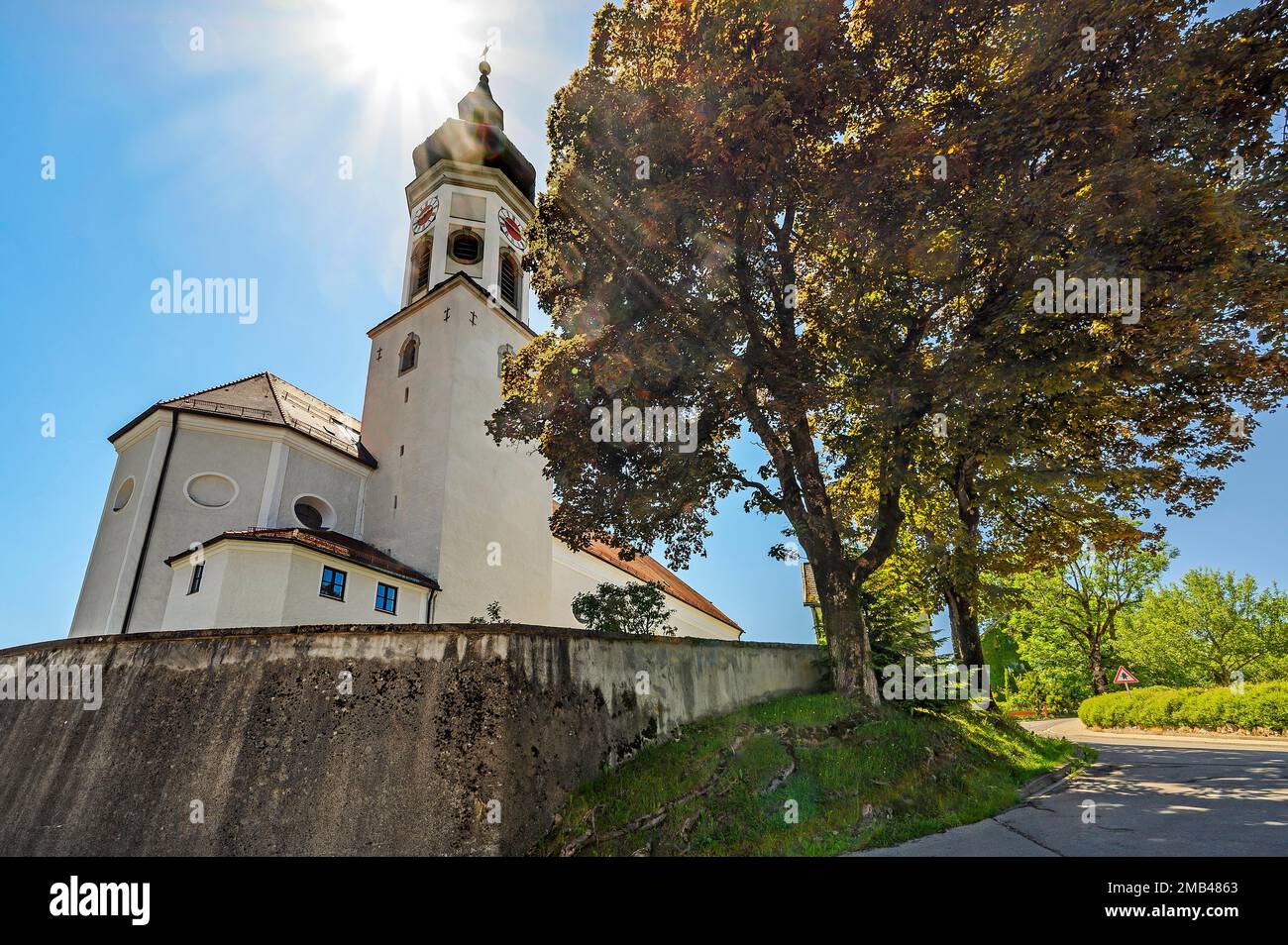 Church of St. Ulrich in Wertach, Allgaeu, Bavaria, Germany Stock Photo ...