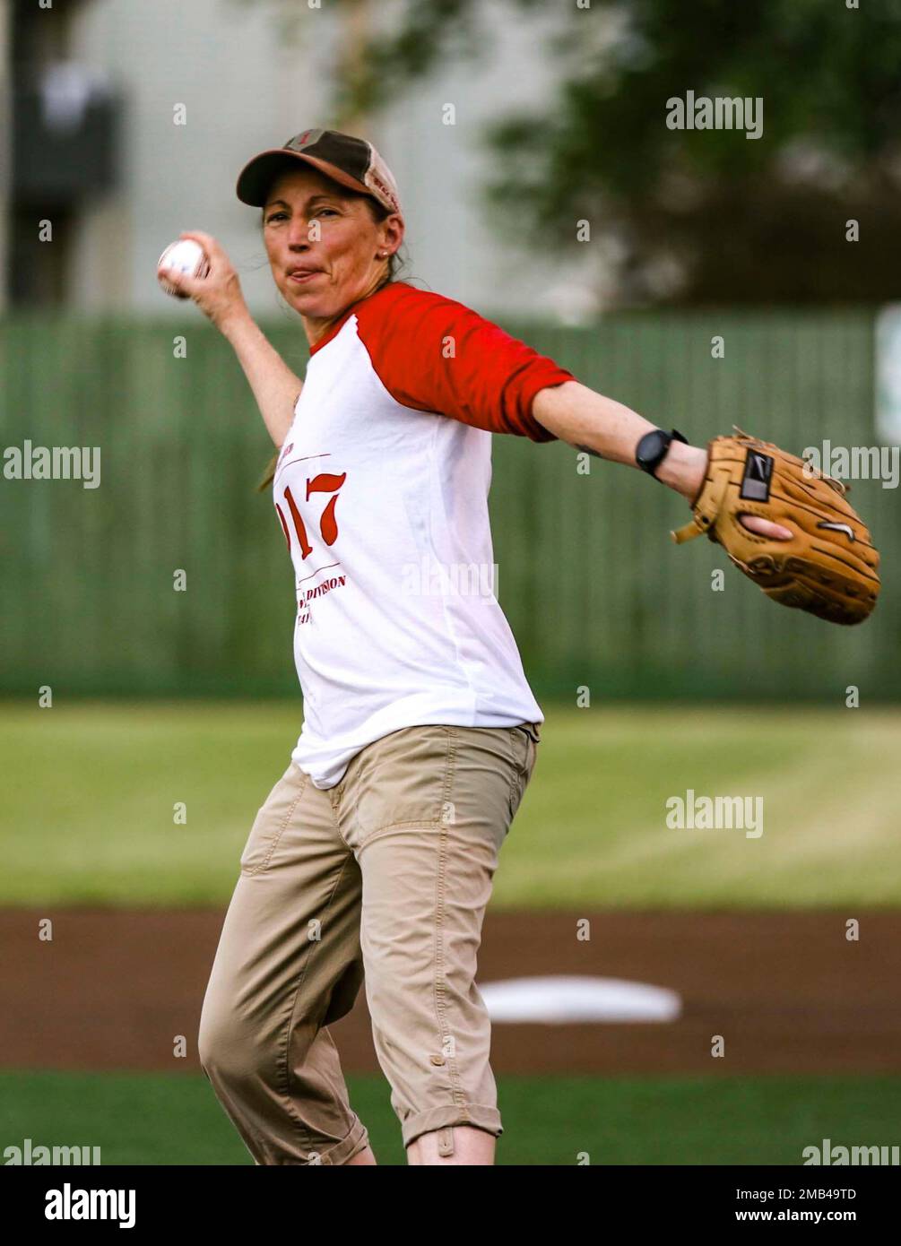 Brig. Gen. Niave Knell, Command Sgt. Maj. Alber Serrano and Fort Riley ...