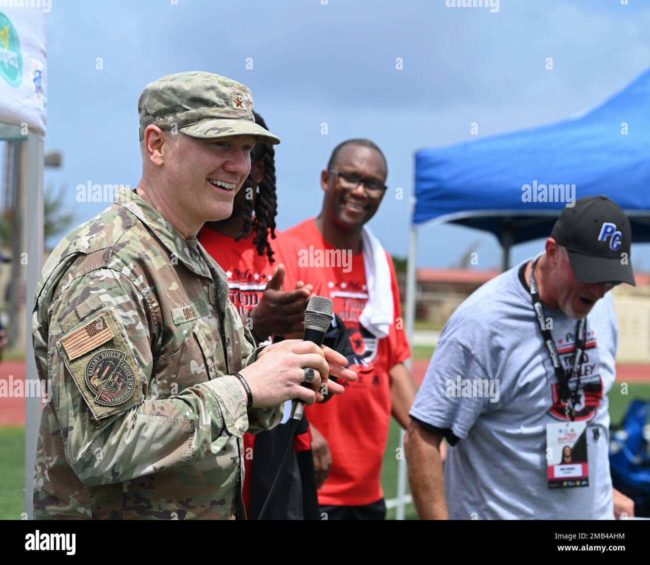 U.S. Air Force Brig. Gen. Paul R. Birch, commander of the 36th Wing ...