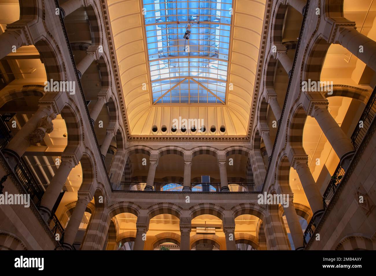Inside The Magna Plaza Building At Amsterdam The Netherlands 17-1-2023 ...