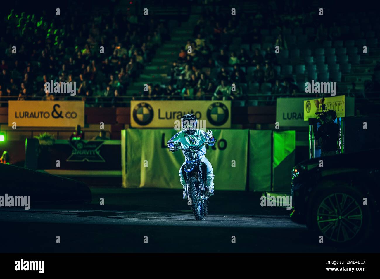 David Rinaldo participating in a Freestyle event in Spain Stock Photo ...