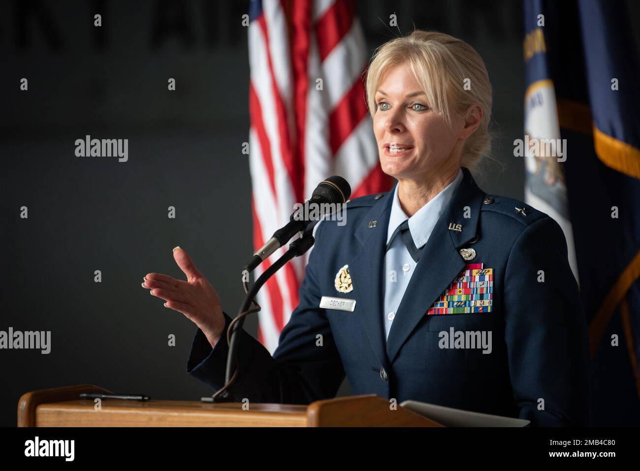 Brig. Gen. Mary S. Decker, chief of staff for Joint Force Headquarters ...