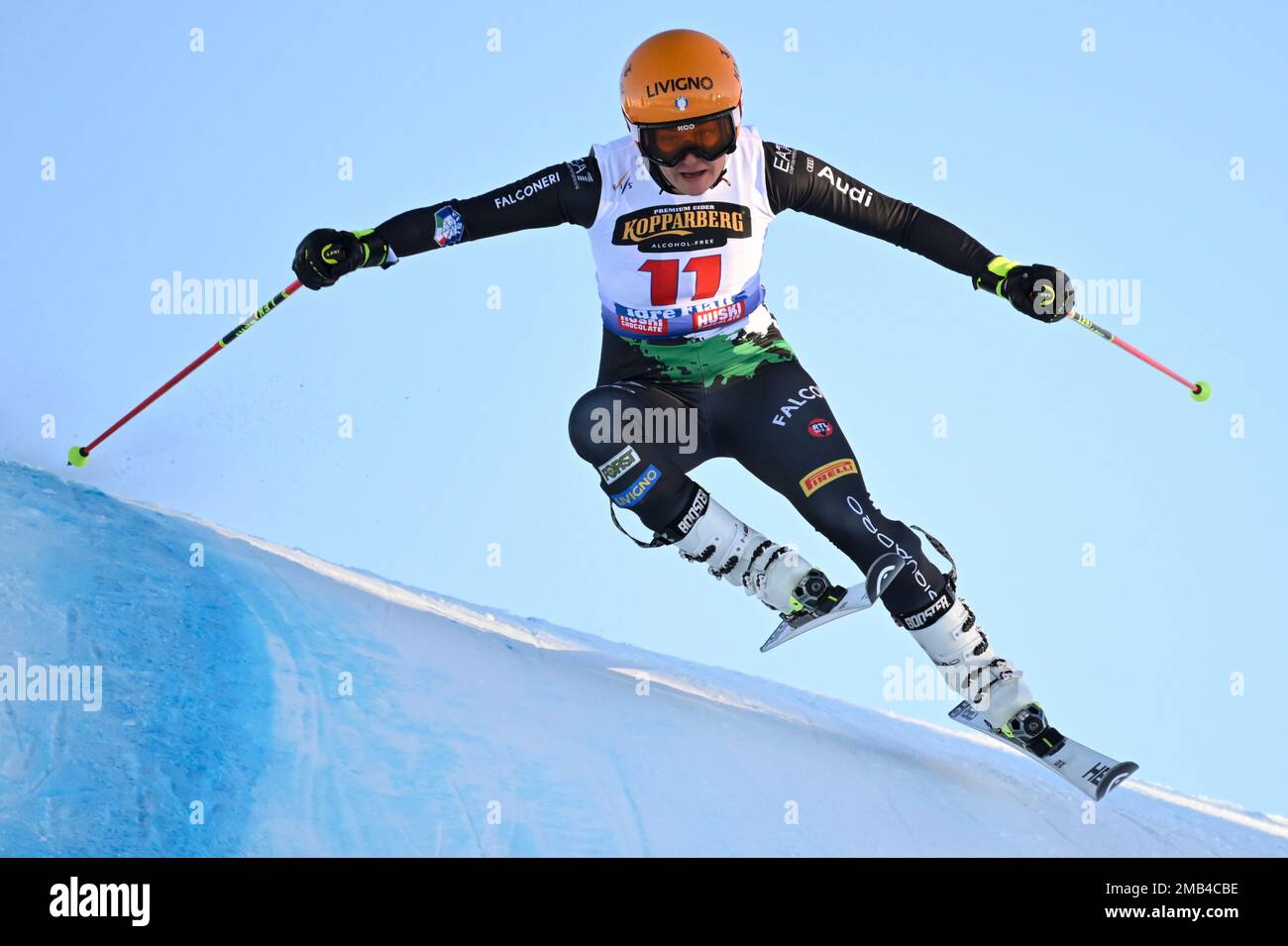 Jole Galli of Italy in action during the women's FIS Ski Cross World ...