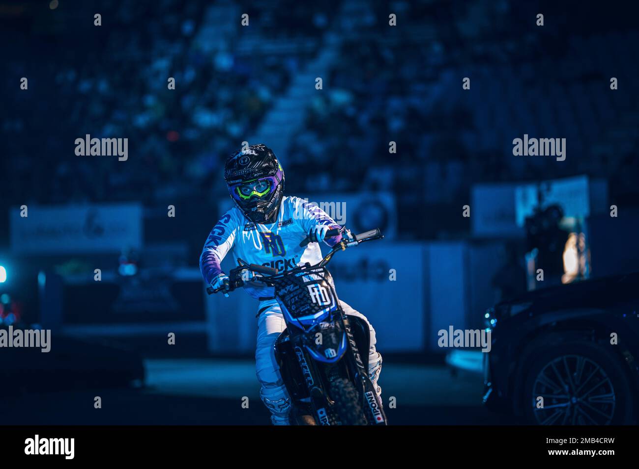 David Rinaldo participating in a Freestyle event in Spain Stock Photo ...