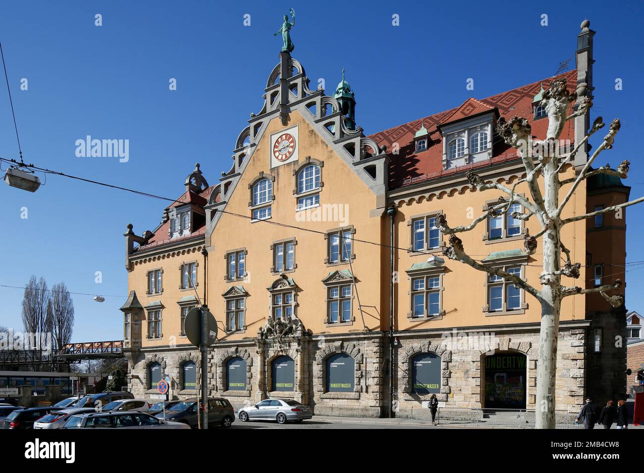 Former main post office at the railway station, Lindau am Lake ...