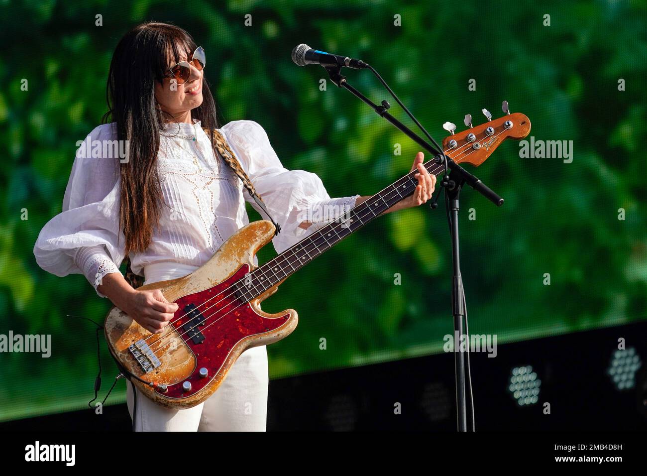 Paz Lenchantin of Pixies performs live onstage at BST Hyde Park, in ...