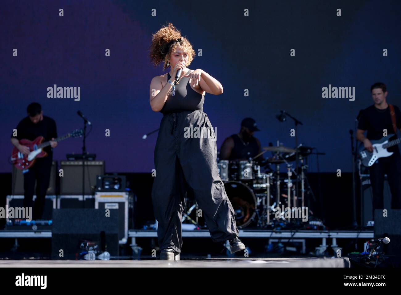 Mahalia performs at the Wireless festival in London, Friday, July 8 ...