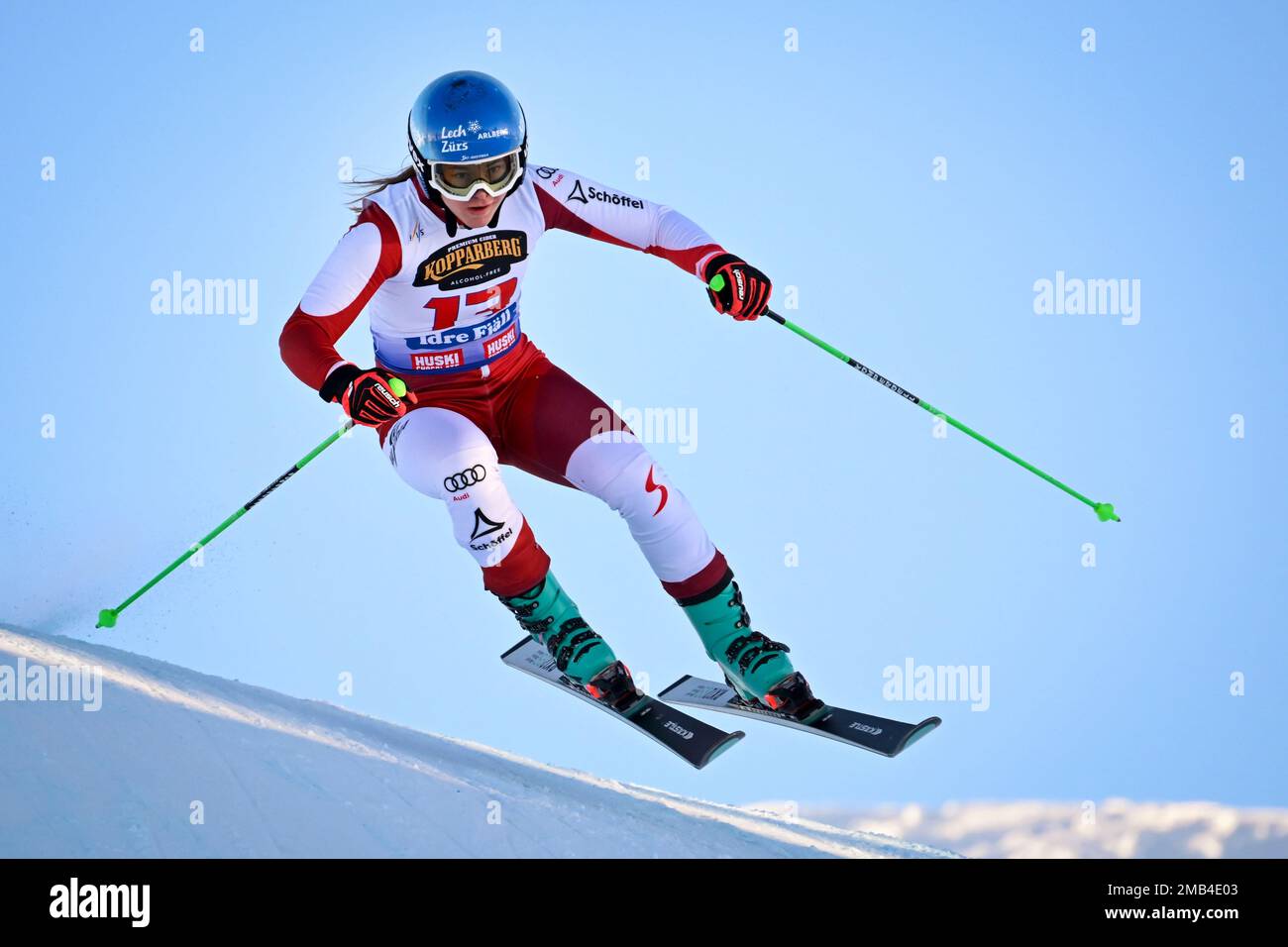 Sonja Gigler of Italy in action during the women's FIS Ski Cross World ...