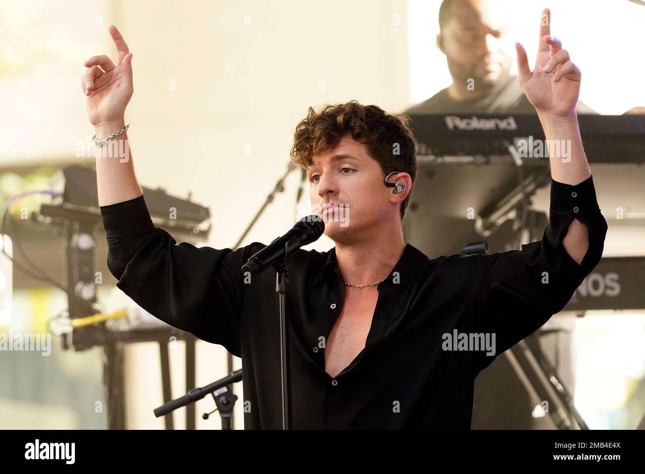 Charlie Puth performs on NBC's Today show at Rockefeller Plaza on ...