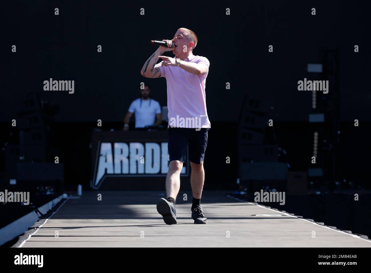 ArrDee performs at the Wireless festival in London, Friday, July 8 ...