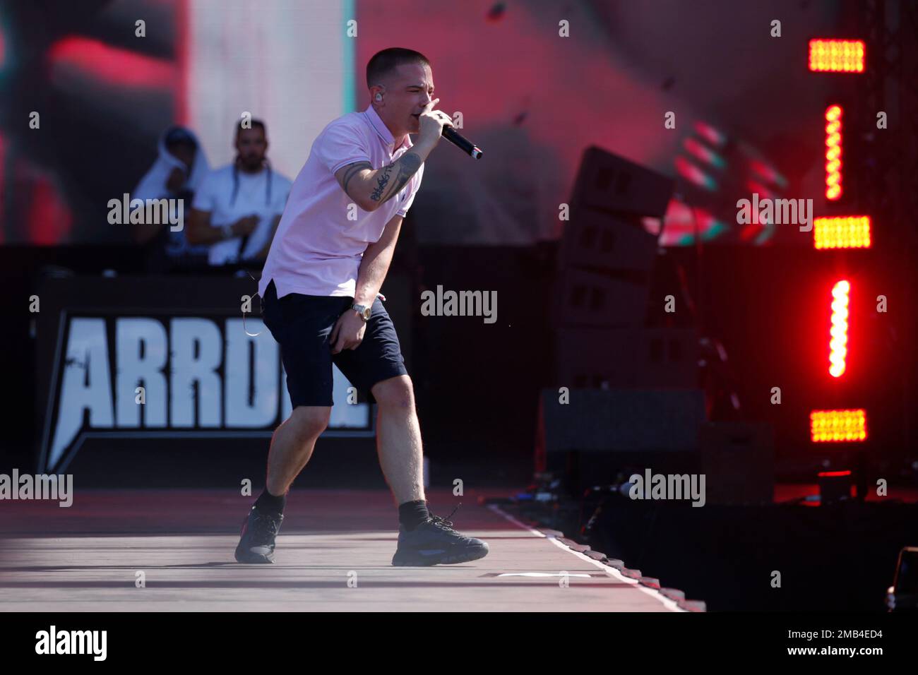 ArrDee performs at the Wireless festival in London, Friday, July 8 ...