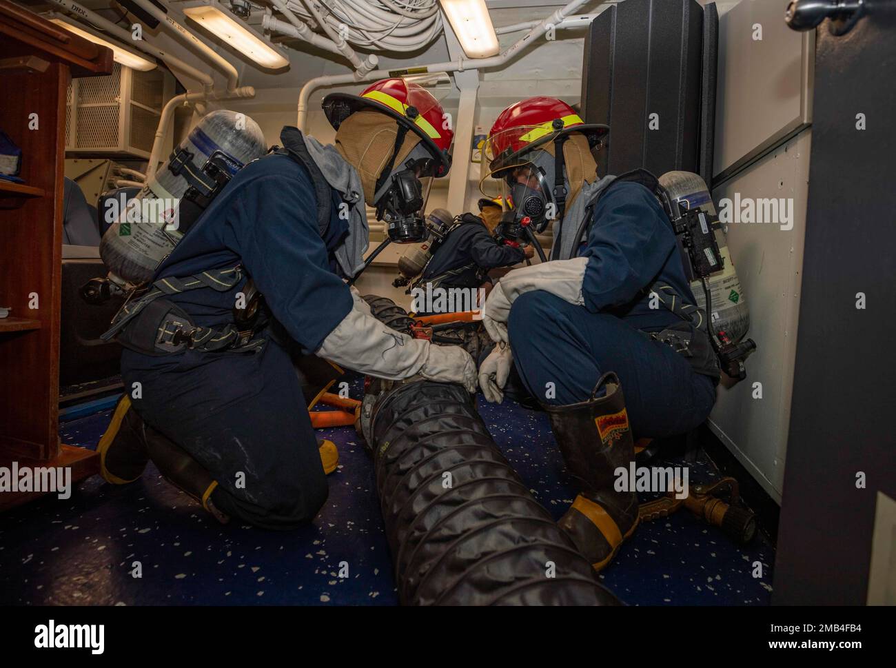 220611-N-KY668-1213 MEDITERRANEAN SEA (June 11, 2022) Sailors prepare ...