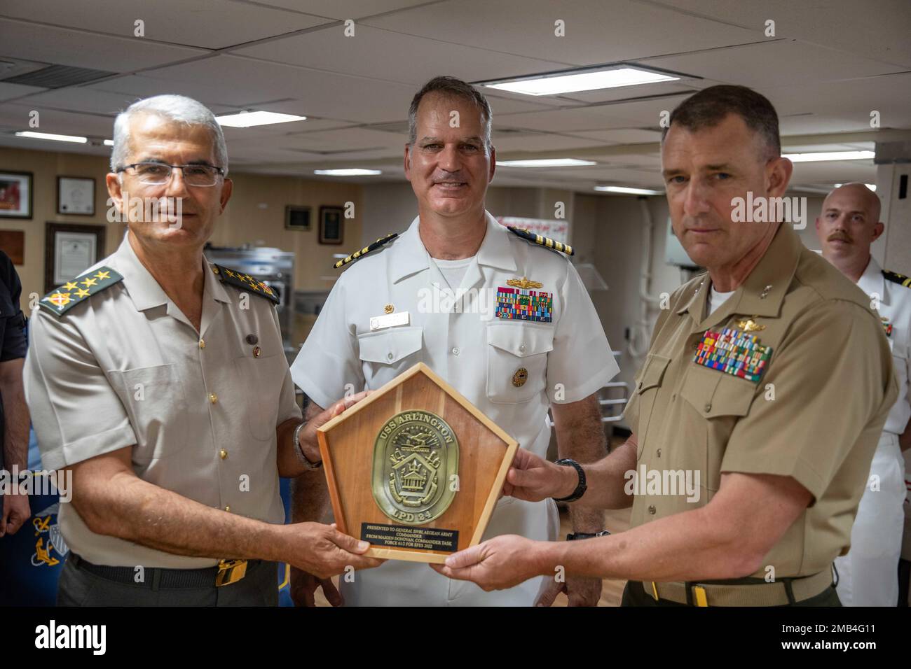 220611-N-PC065-1165 IZMIR, Turkey (June 11, 2022) U.S. Marine Corps Maj. Gen. Francis Donovan ...