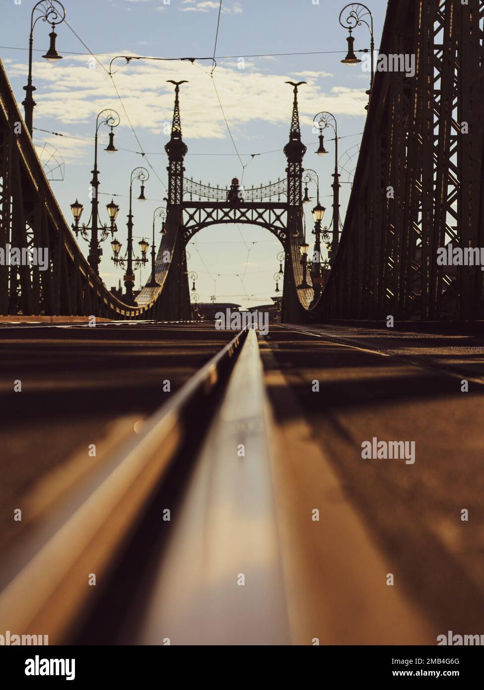 The Freedom Bridge in Budapest Stock Photo - Alamy