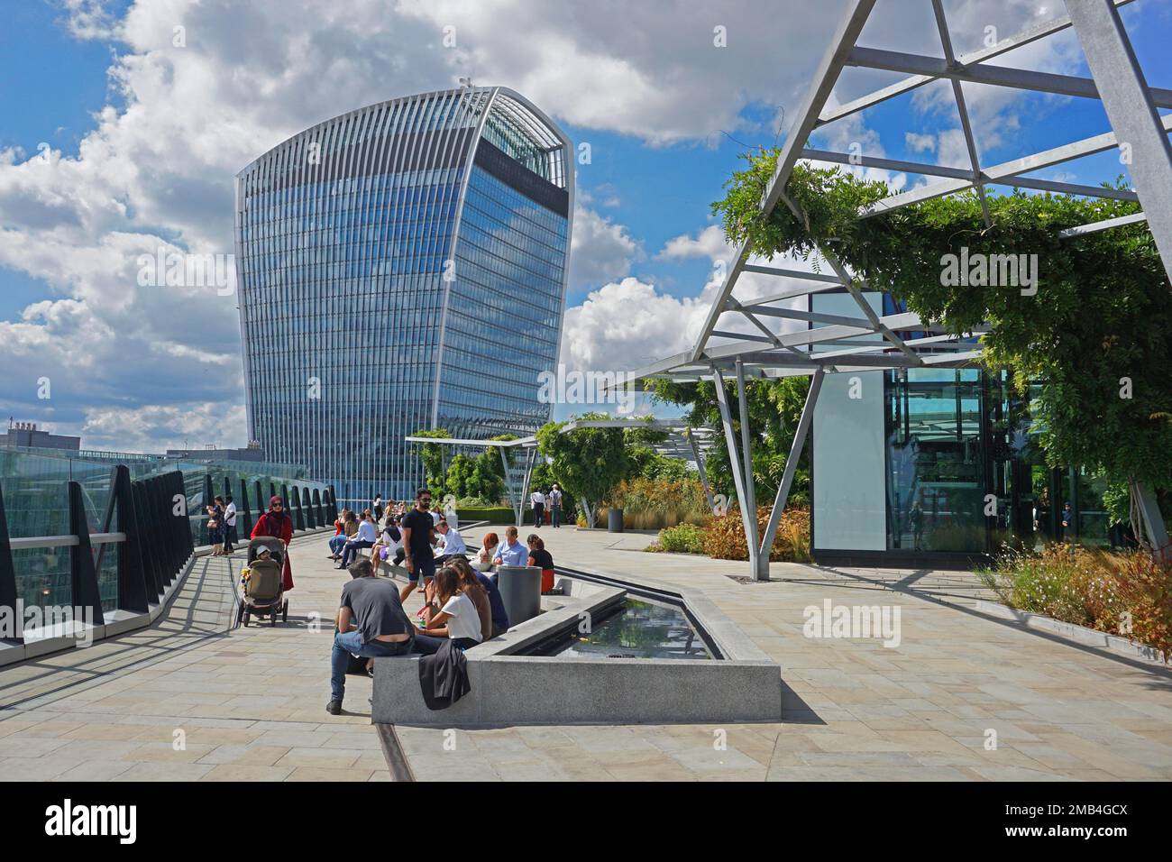 Viewing Terrace The Garden at 120, The Walkie-Talkie tower block or 20 ...