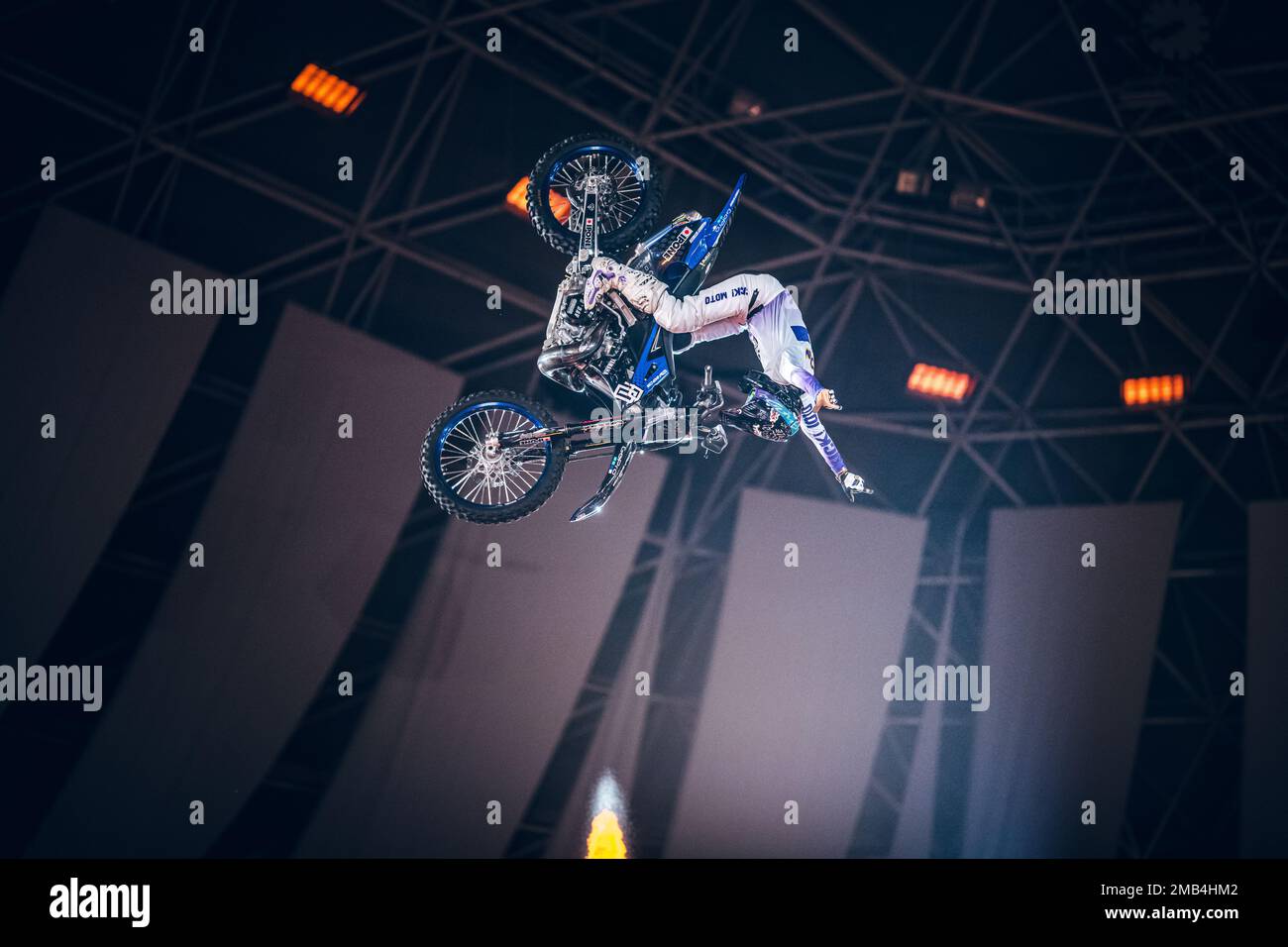 David Rinaldo participating in a Freestyle event in Spain Stock Photo ...