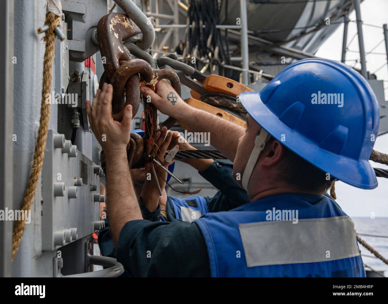 220611-N-TC847-1091 ATLANTIC OCEAN (June 11, 2022) Boatswain’s Mate 3rd ...