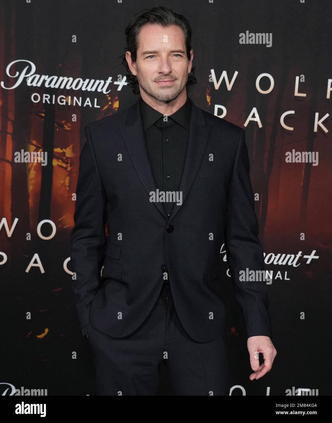Ian Bohen arrives at Paramount+'s WOLF PACK Los Angeles Premiere held ...