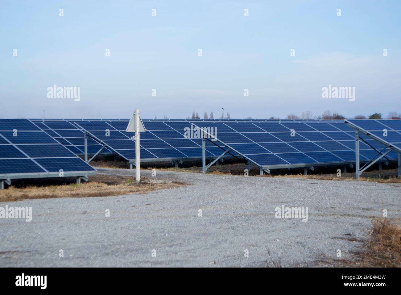 Large Solar Panels Solar Power Plants. Green energy power. Solar power ...