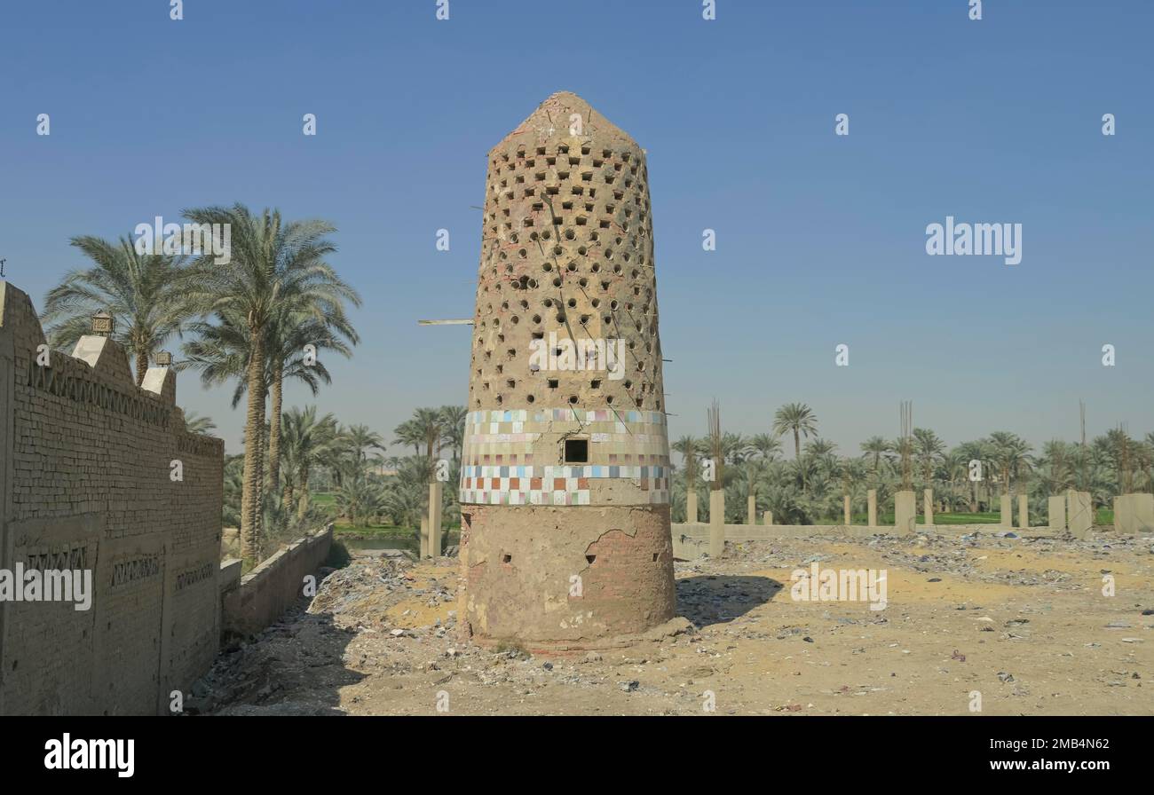 Pigeon Tower, Egypt Stock Photo - Alamy
