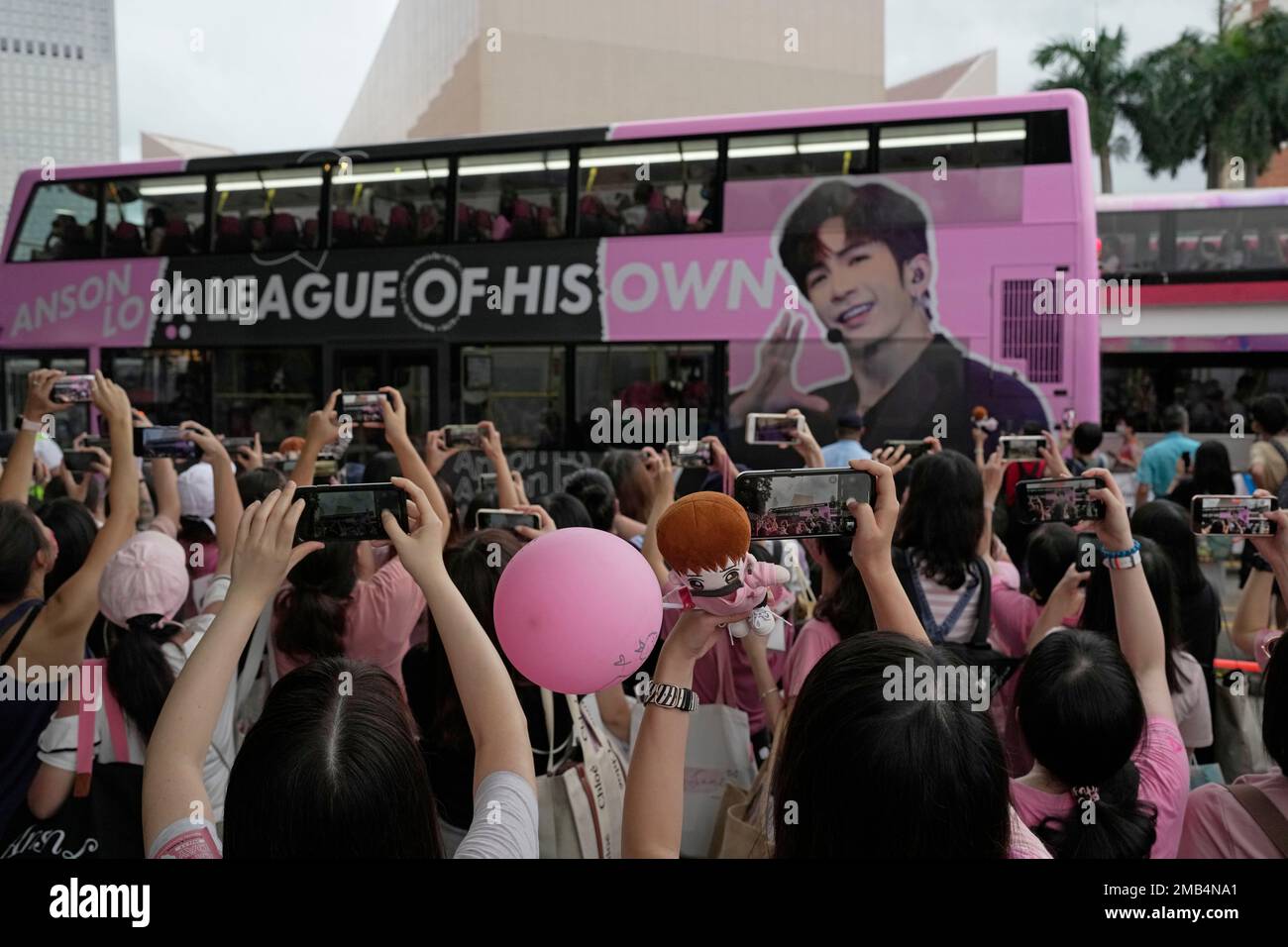 Fans of Anson Lo, Hong Kong singer and a member of Cantopop boyband ...