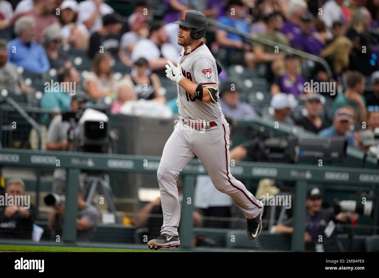 Arizona Diamondbacks catcher Carson Kelly (18) in the second inning of ...