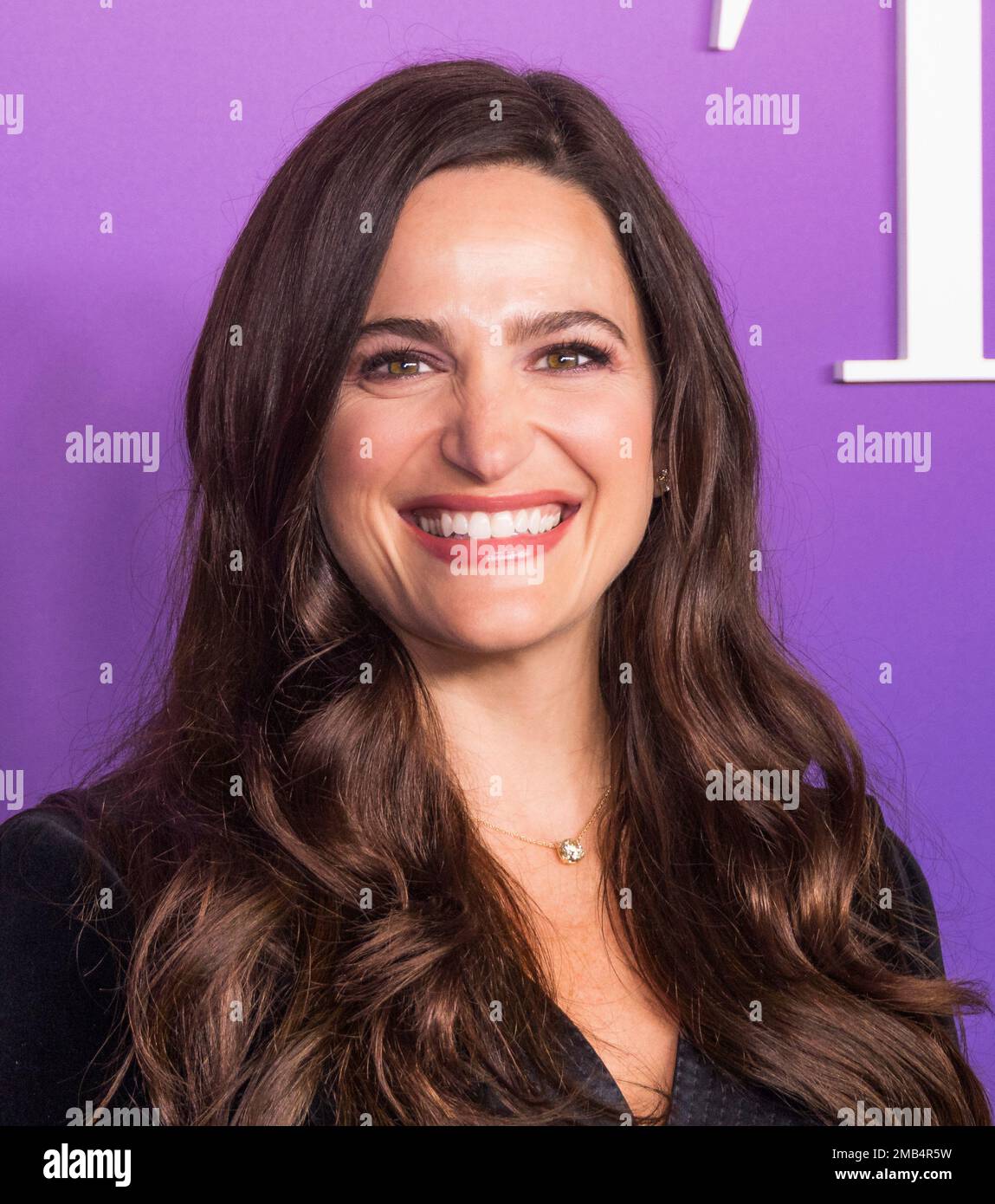 Lauren Neustadter arrives at the premiere of the AppleTV+ show"Truth Be ...