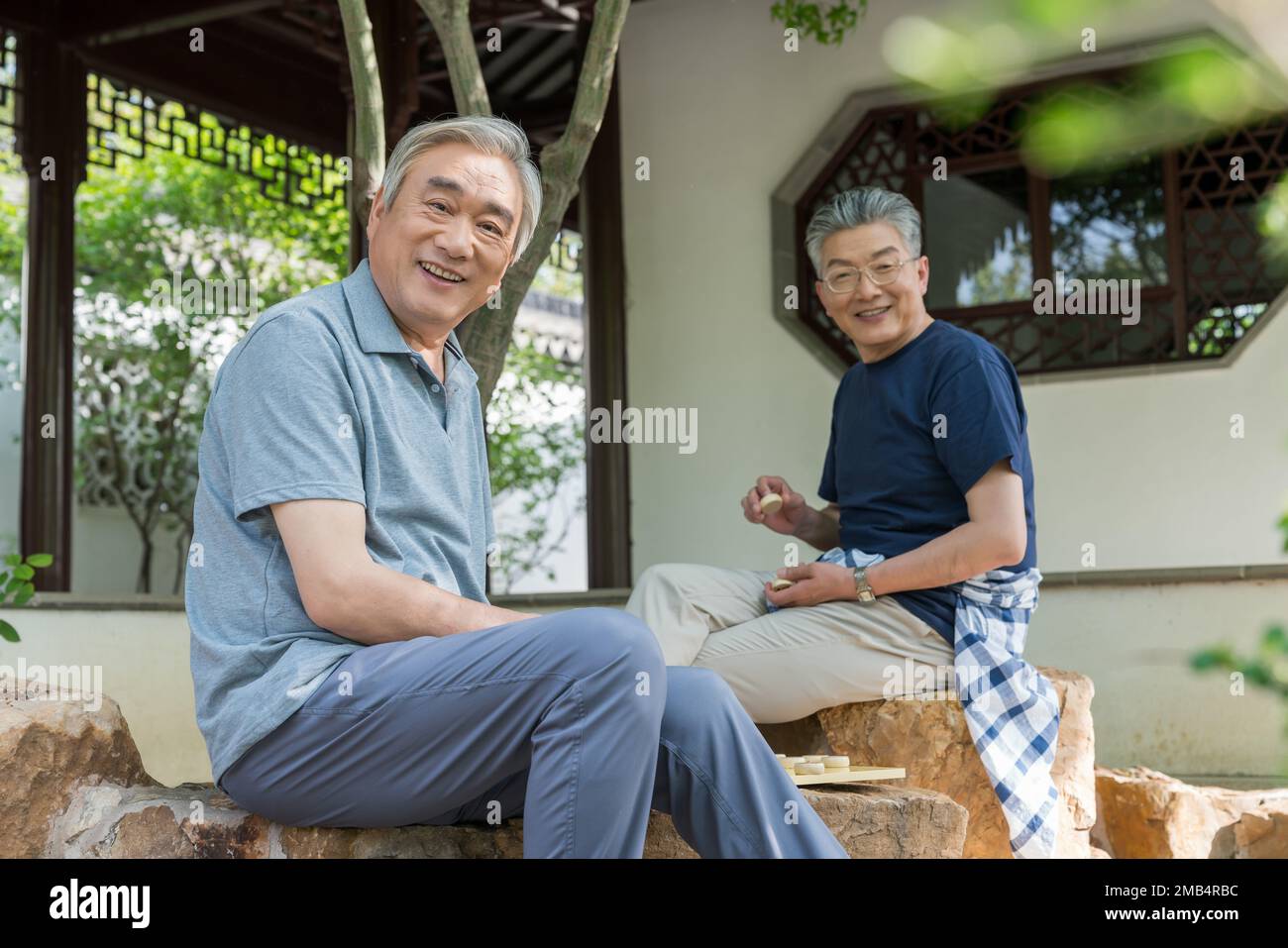Older men's leisure life Stock Photo - Alamy