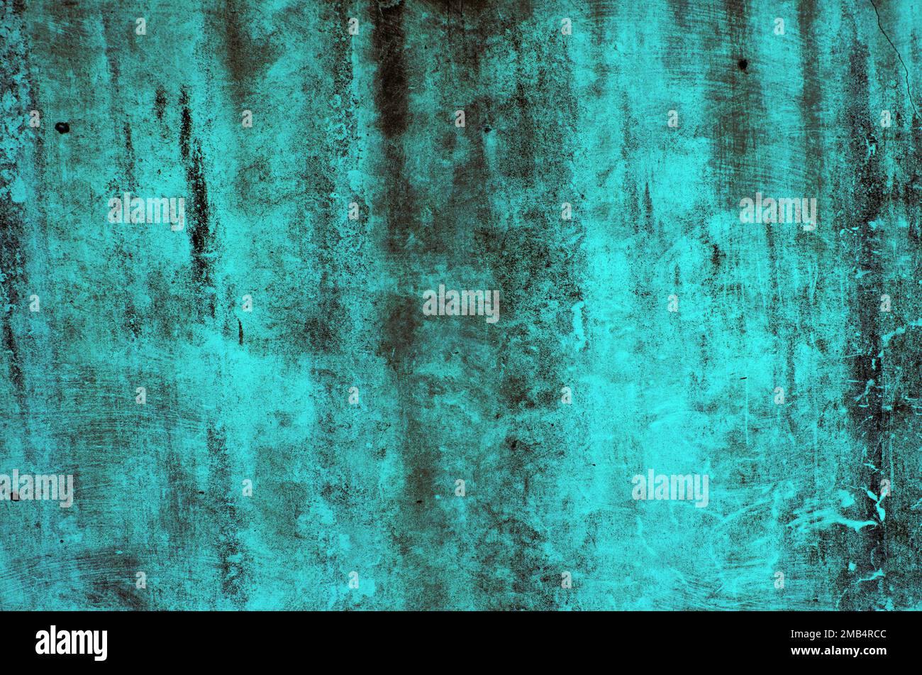 Blue green abstract background. Toned rough rock surface texture ...