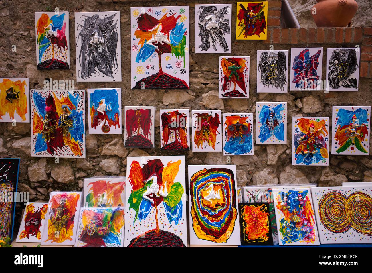 Taormina sicily art hi-res stock photography and images - Alamy