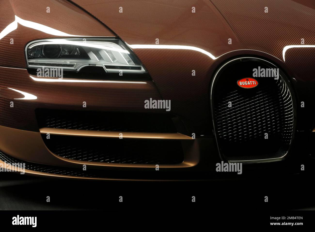 Sports car special model Rembrandt Bugatti from the series Les Legendes ...