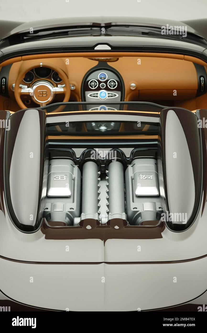 Sports car special model Rembrandt Bugatti from the series Les Legendes ...