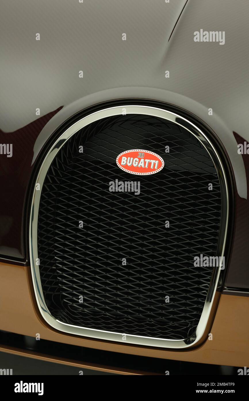 Sports car special model Rembrandt Bugatti from the series Les Legendes ...