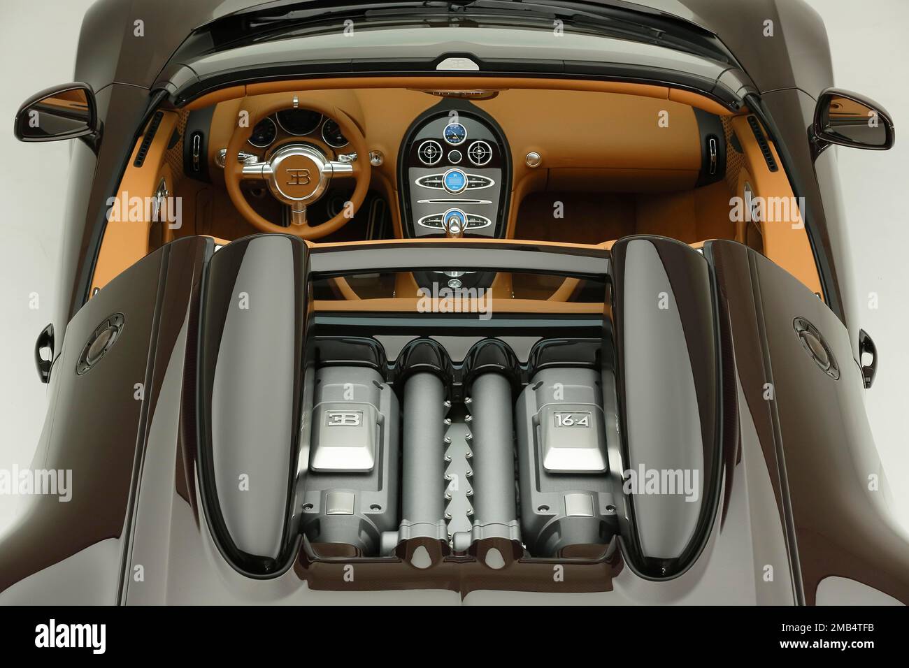 Sports car special model Rembrandt Bugatti from the series Les Legendes ...