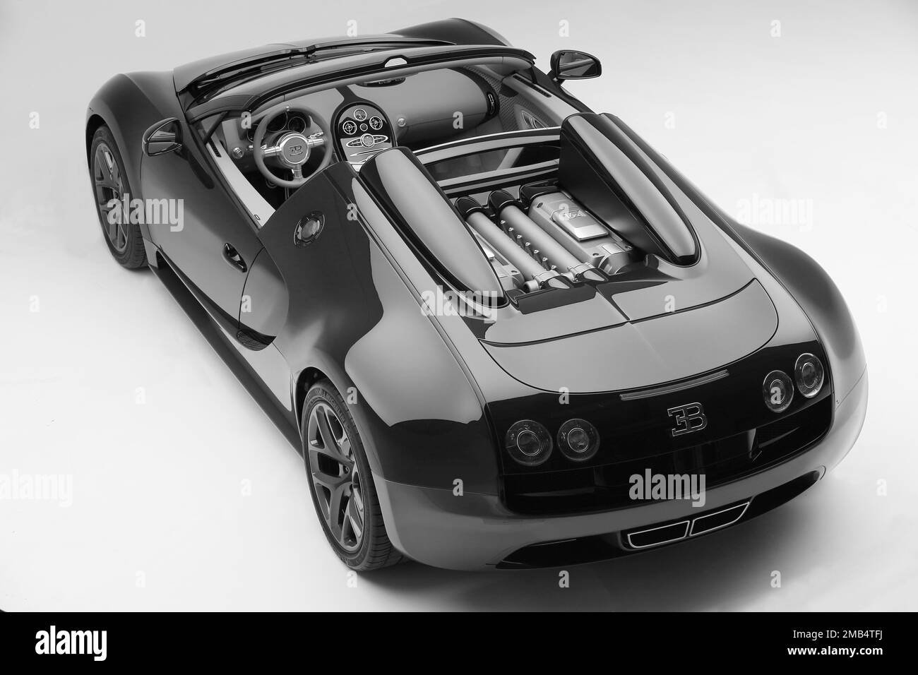 Sports car special model Rembrandt Bugatti from the series Les Legendes ...