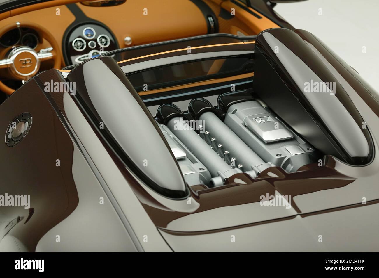 Sports car special model Rembrandt Bugatti from the series Les Legendes ...