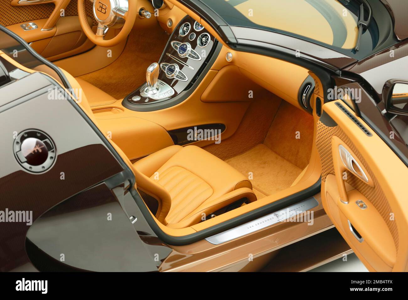 Sports car special model Rembrandt Bugatti from the series Les Legendes ...