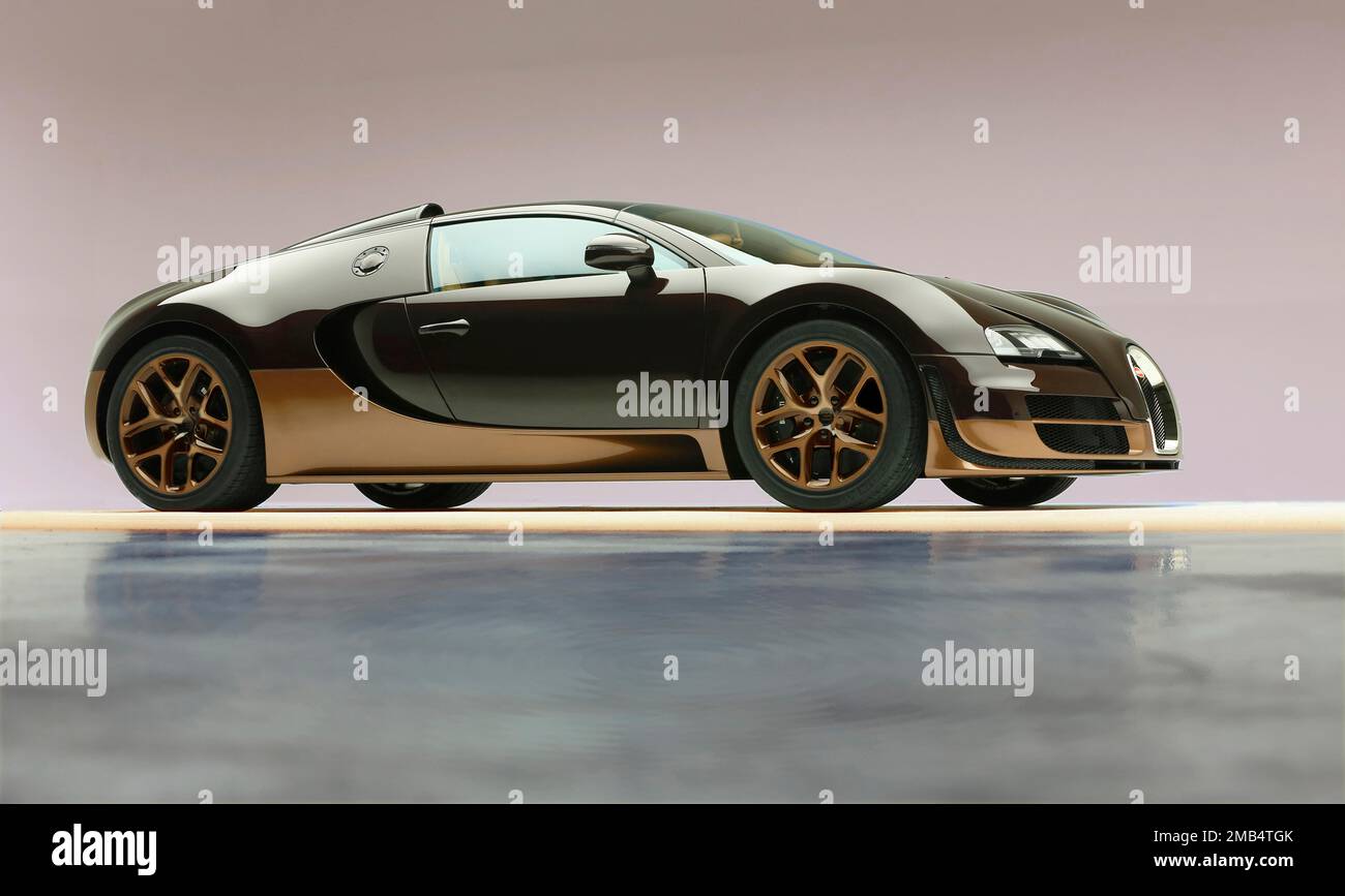 Sports car special model Rembrandt Bugatti from the series Les Legendes ...