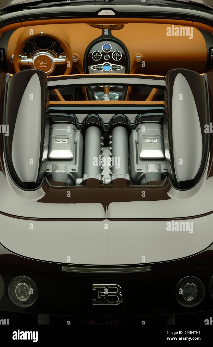 Sports car special model Rembrandt Bugatti from the series Les Legendes ...