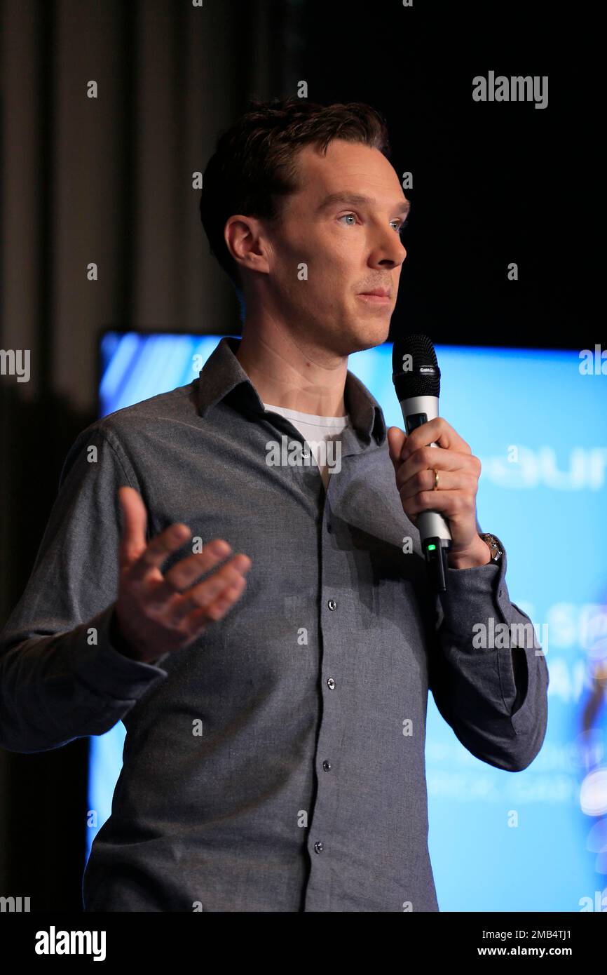 Benedict Timothy Carlton Cumberbatch, CBE, British actor, as host Host ...