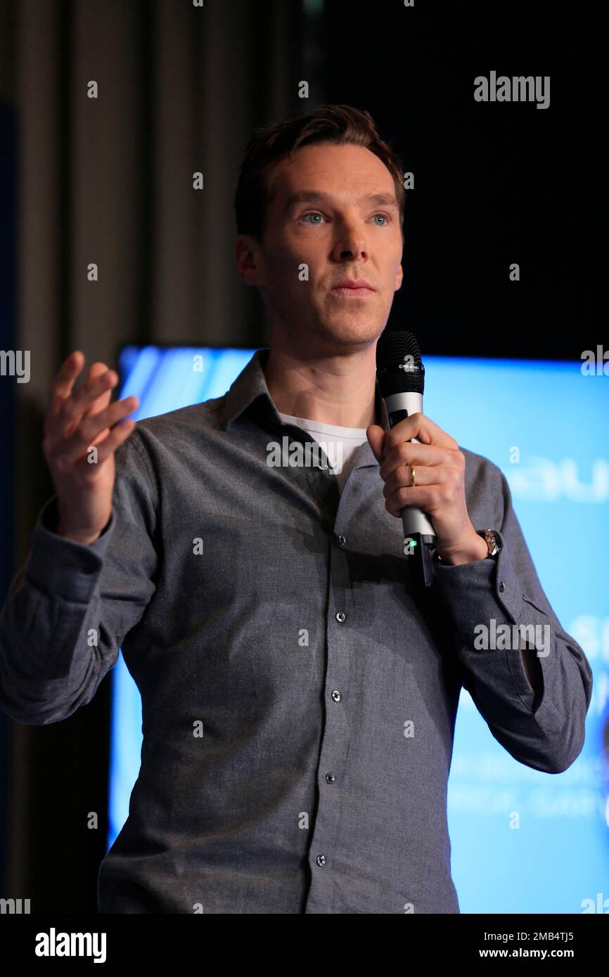 Benedict Timothy Carlton Cumberbatch, CBE, British actor, as host Host ...