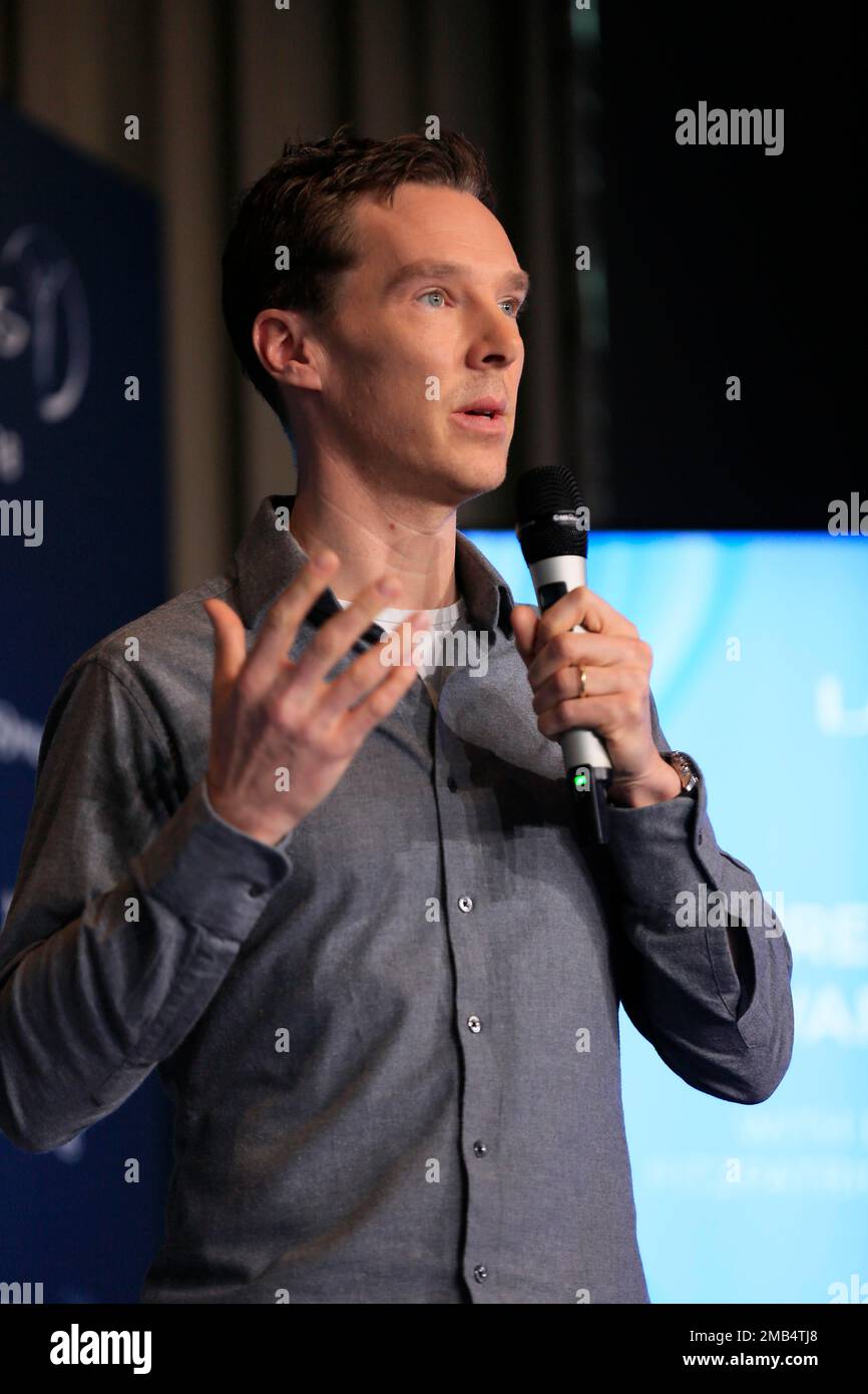 Benedict Timothy Carlton Cumberbatch, CBE, British actor, as host Host ...